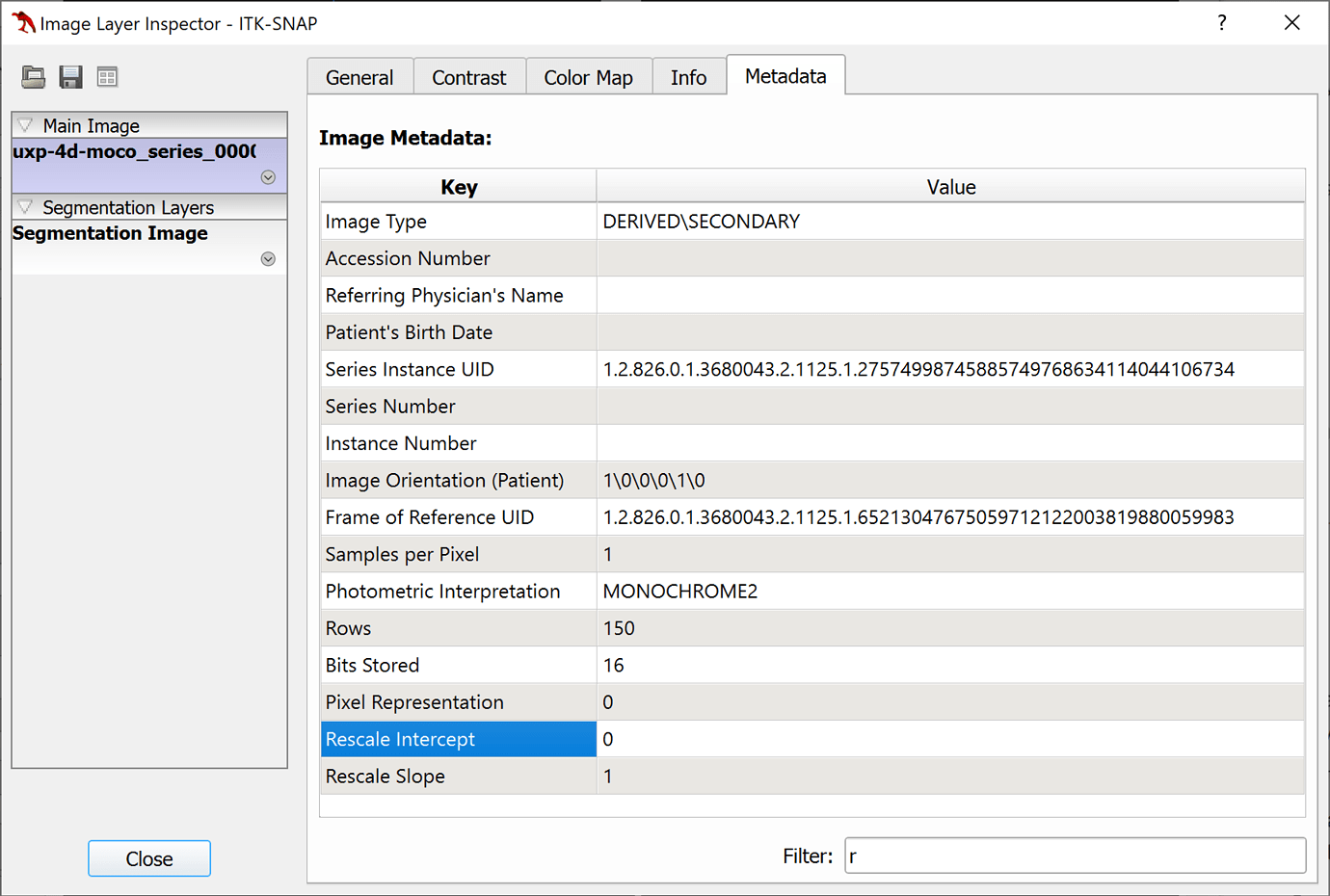 Nifti To Dicom Conversion Introduces Negative Intensities Algorithms Itk
