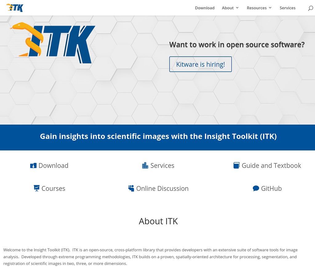 itk.org website revamp - ITK