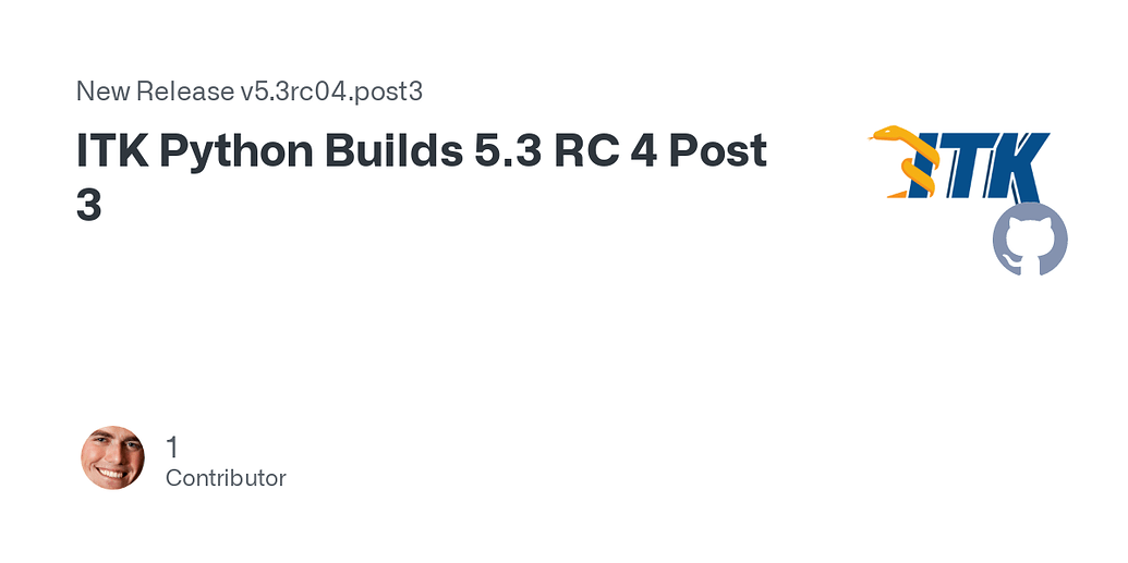 Build Python Module Wheel for linux/arm64 - Engineering - ITK