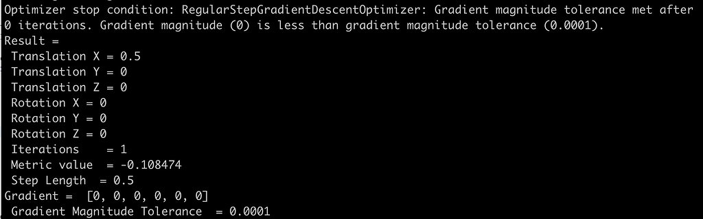 Gradient magnitude (0) at the first iteration - Algorithms - ITK