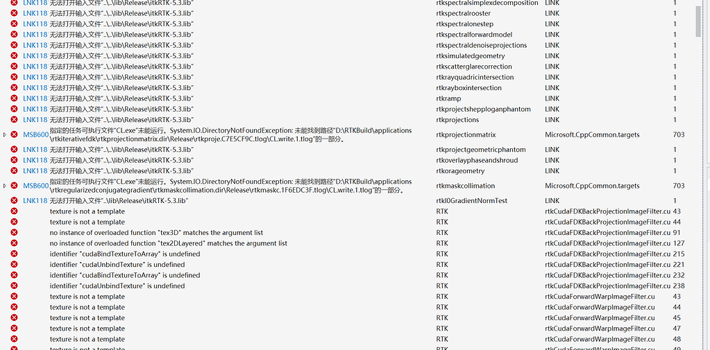 About GPU Version Compilation of RTK - Engineering - ITK