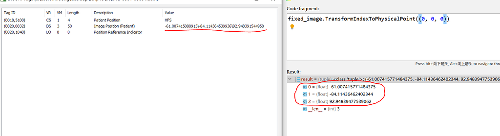 The Information In Simpleitk Is Different From That In Dicom Header